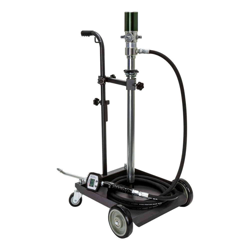 Mobile oil dispensing kit voor barrels from 50 - 60ltr | Valkenpower