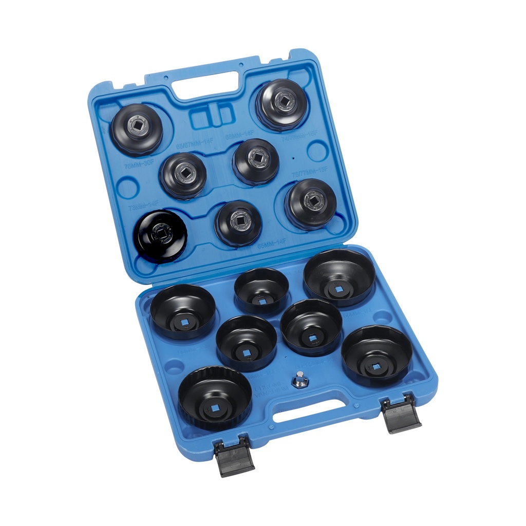 Cup filter wrench set 15 pieces | Valkenpower
