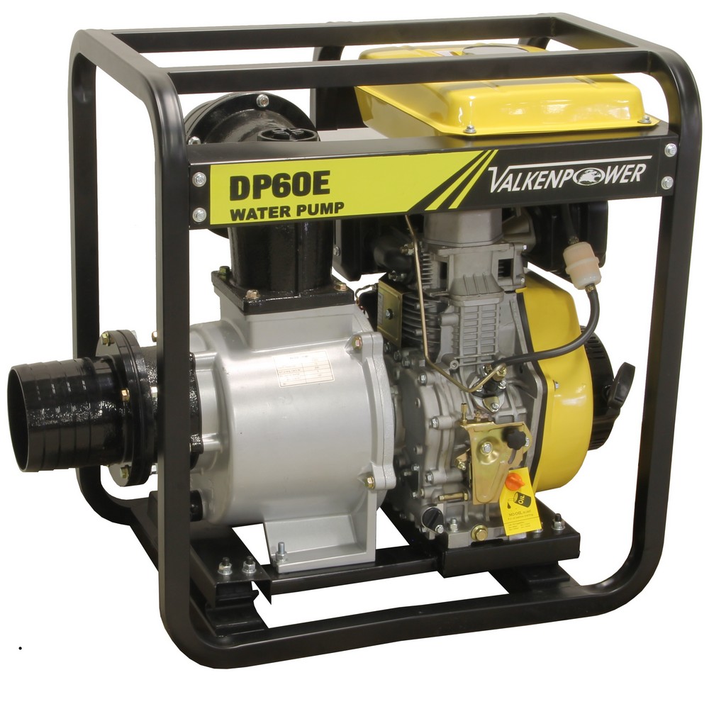 Diesel Wasserpumpe 6'' 150mm Elektrostart | Valkenpower