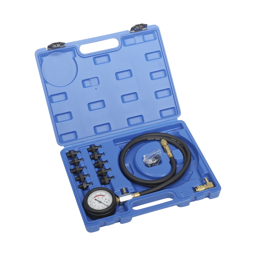 Universal oil pressure tester set 12 pieces | Valkenpower