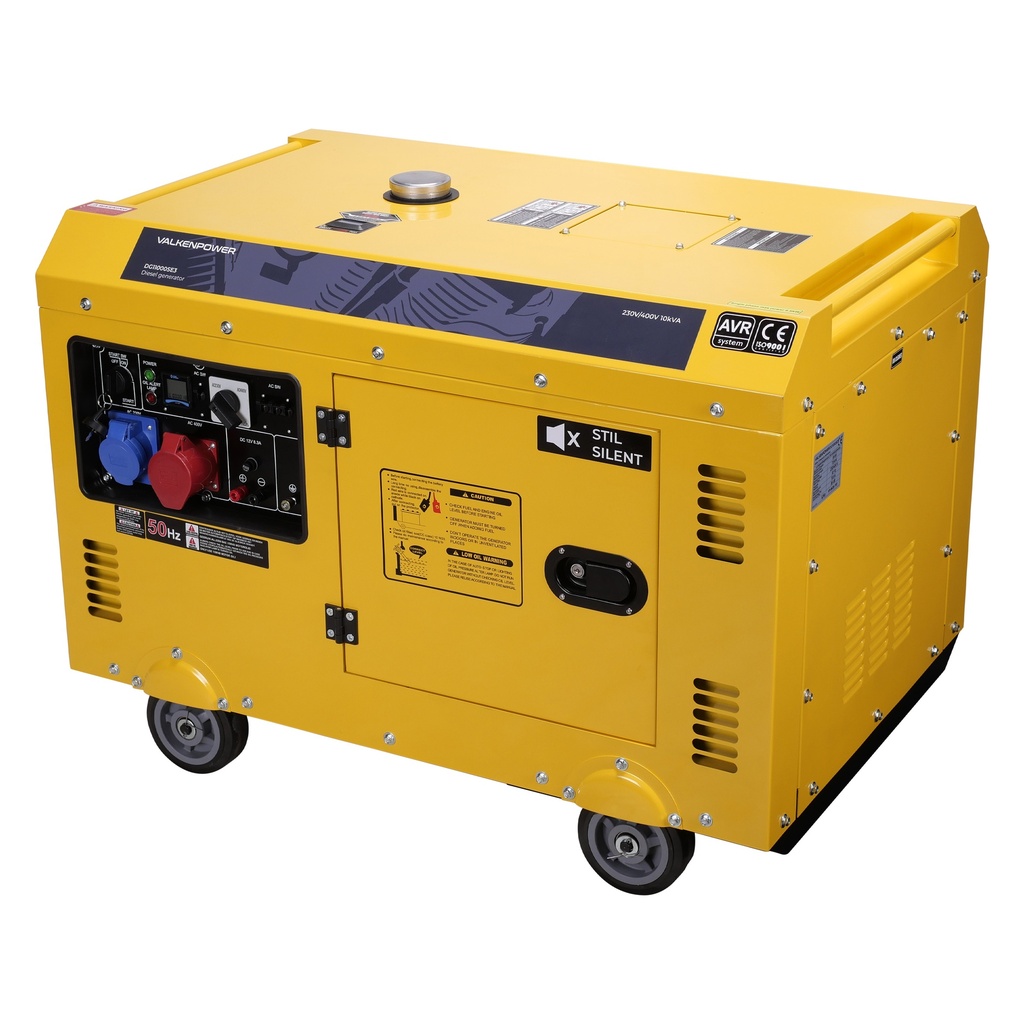 Diesel generator set silent type 230V-400V 10kVA | Valkenpower