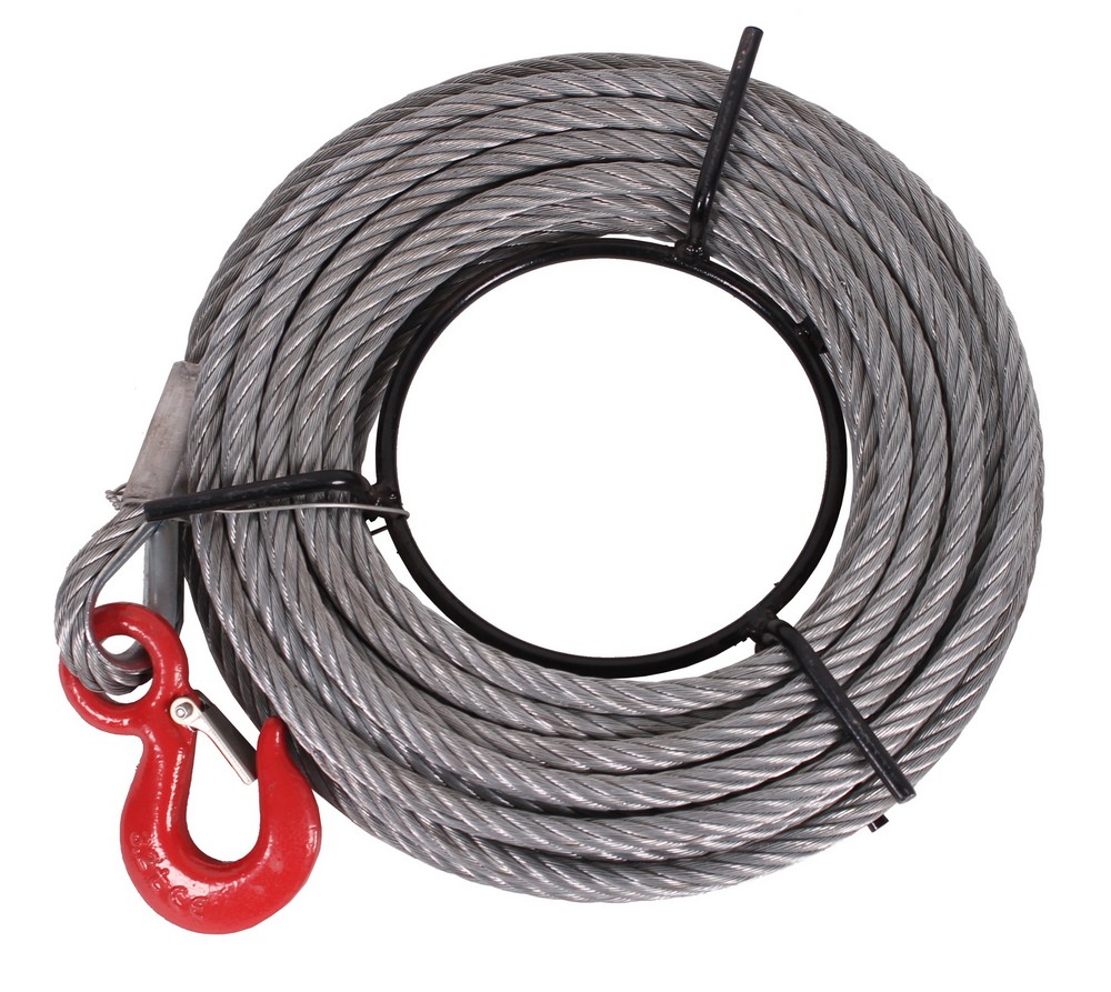 Steel cable 20m for 800kg cable puller | Valkenpower