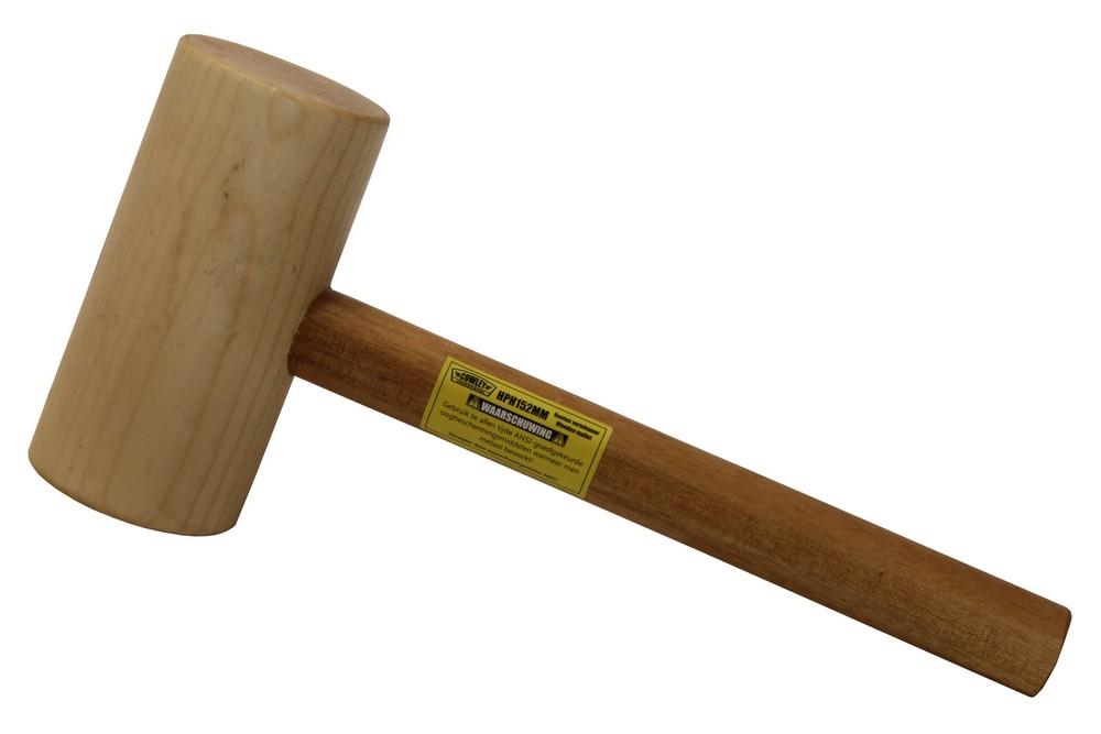 Wooden mallet 152mm | Valkenpower